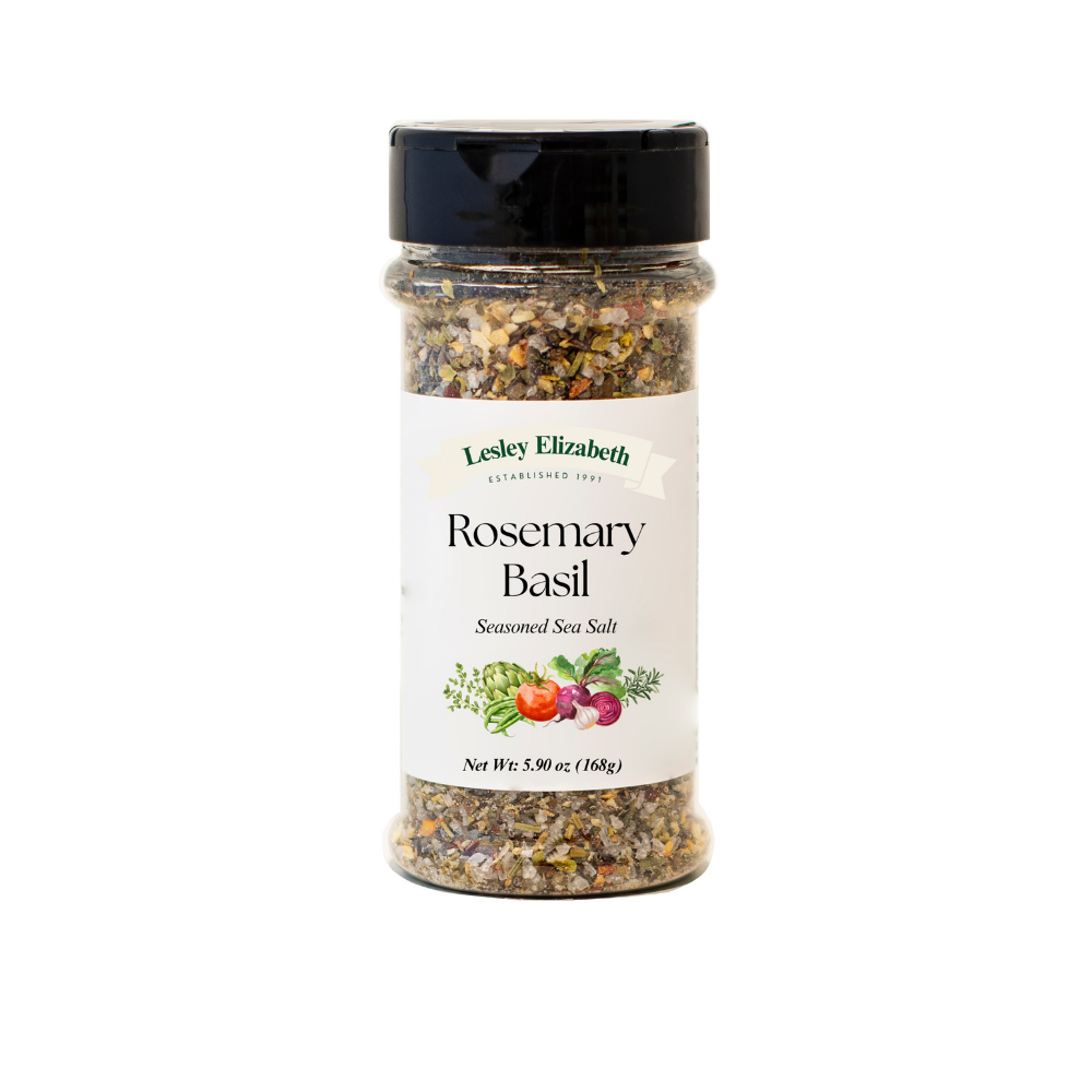 Rosemary & Basil Sea Salt – Herb Seasoning for Cooking – Lesley Elizabeth