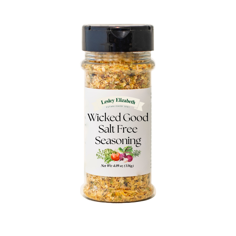 Wicked Good Salt Free – Flavorful, No-Sodium Blend – Lesley Elizabeth