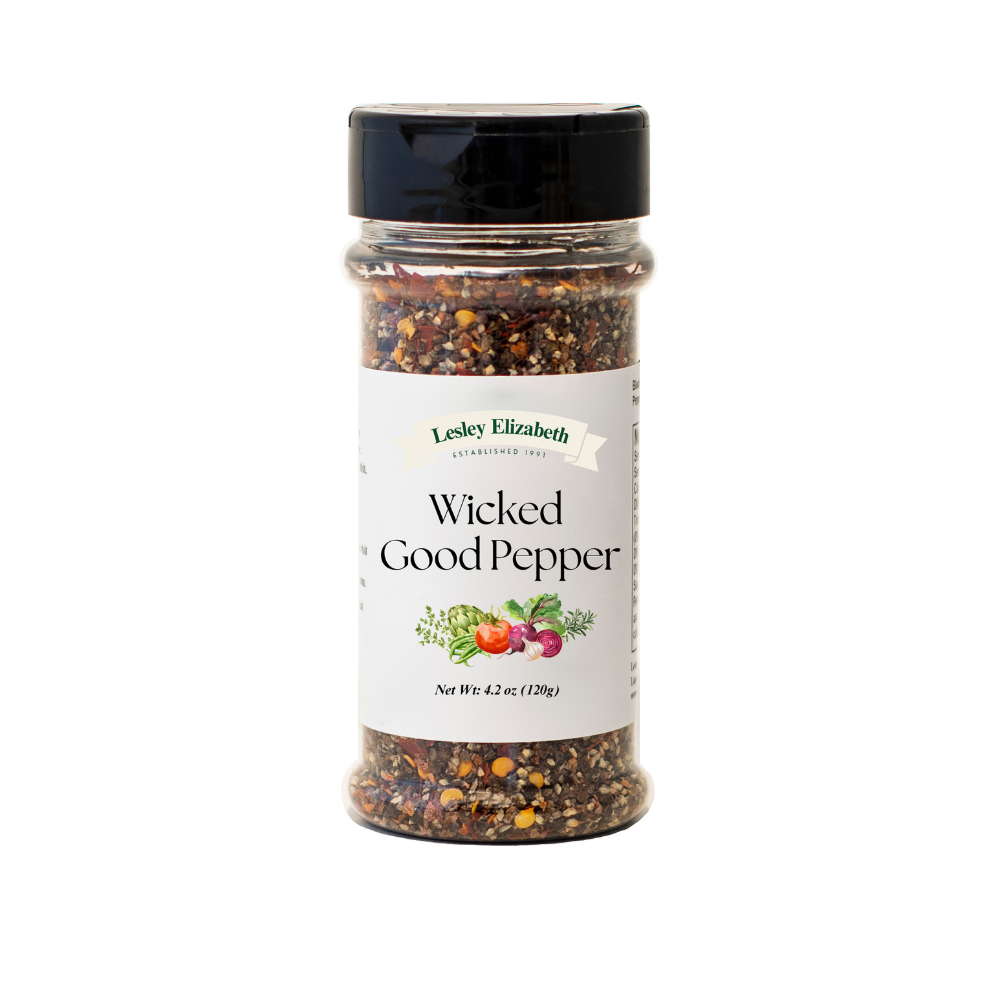 Wicked Good Pepper – Salt-Free Bold Seasoning Blend – Lesley Elizabeth